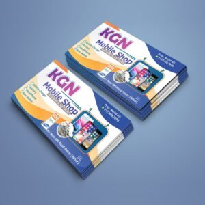 Multicolour Mobile Shop Bill Book Format Design PSD CDR - Graphics Vista