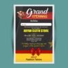 New Shop Grand Opening Invitation Card CDR File Download - Graphics Vista
