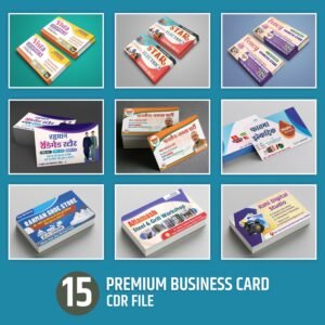 15 Best Premium Visiting Card CDR File - Graphics Vista