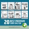 Cloth Store Readymade Carry Bag Design Free CDR File Download ...