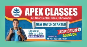 Coaching Classes Banner Design Template CDR - Graphics Vista